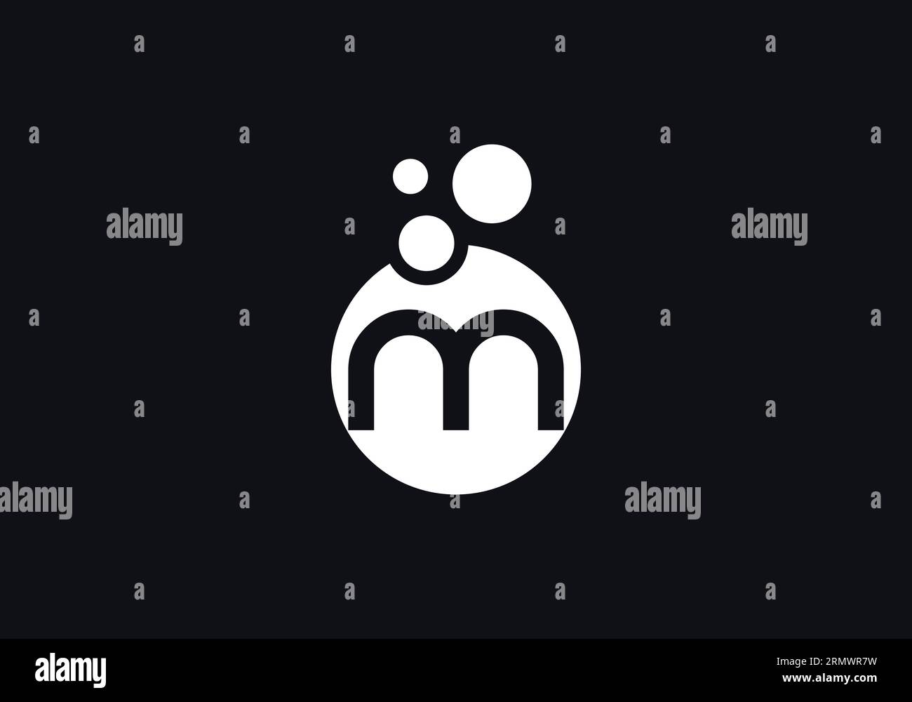 Bubble color circle logo hi-res stock photography and images - Alamy