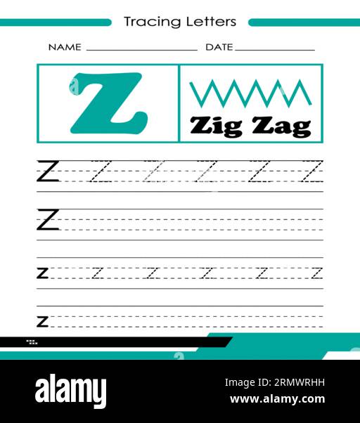 Tracing Letters Z, Tracing Letters Vector, Alphabet Letter Design ...