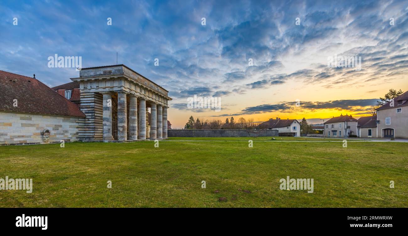 Royal salt work complex in Arc-et-Senans, UNESCO World Heritage Site ...