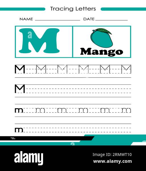 Tracing letter m hi-res stock photography and images - Alamy
