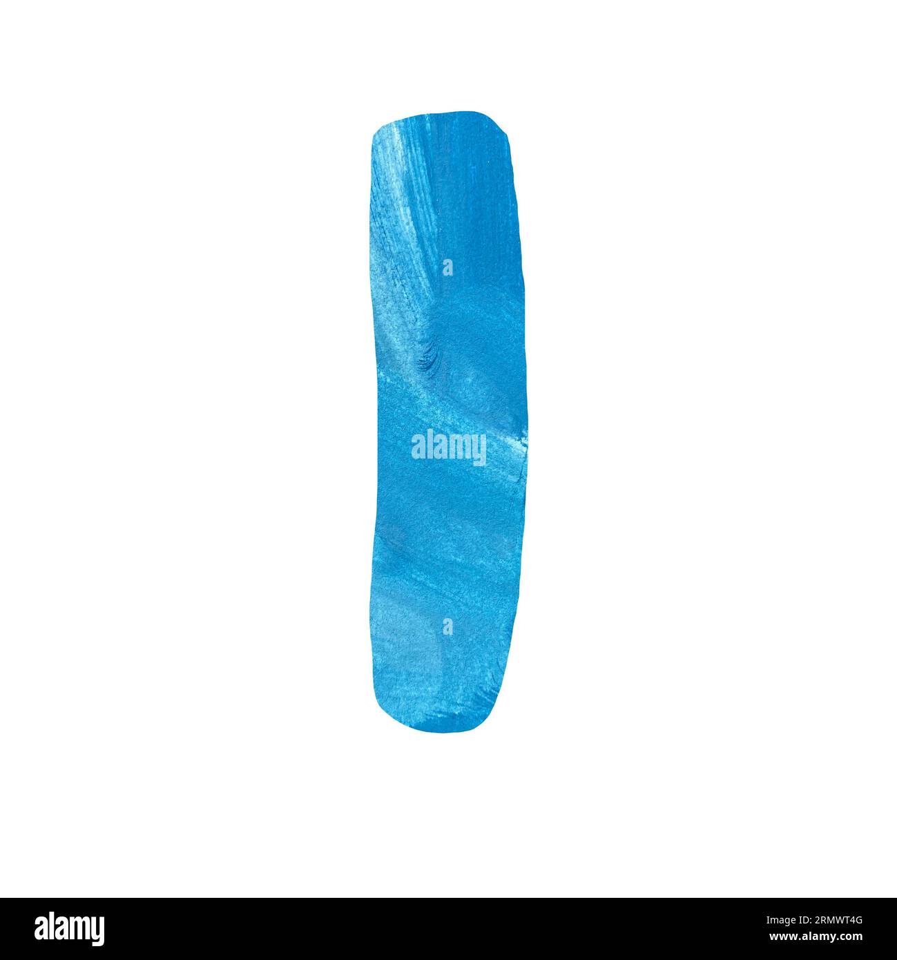 Letter L uppercase alphabet blue textured cut Stock Photo - Alamy