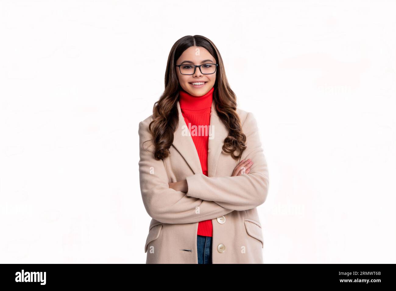 trendy girl with a sense of style. Trendy and stylish teenage girl ...