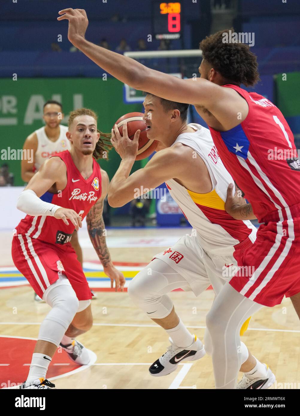 Manila, Philippines. 30th Aug, 2023. Zhou Peng (2nd R) of China ...