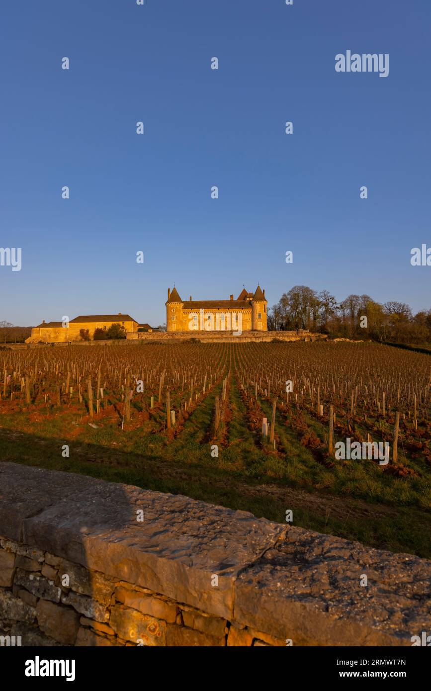 Chateau de Rully castle, Saone-et-Loire departement, Burgundy, France ...
