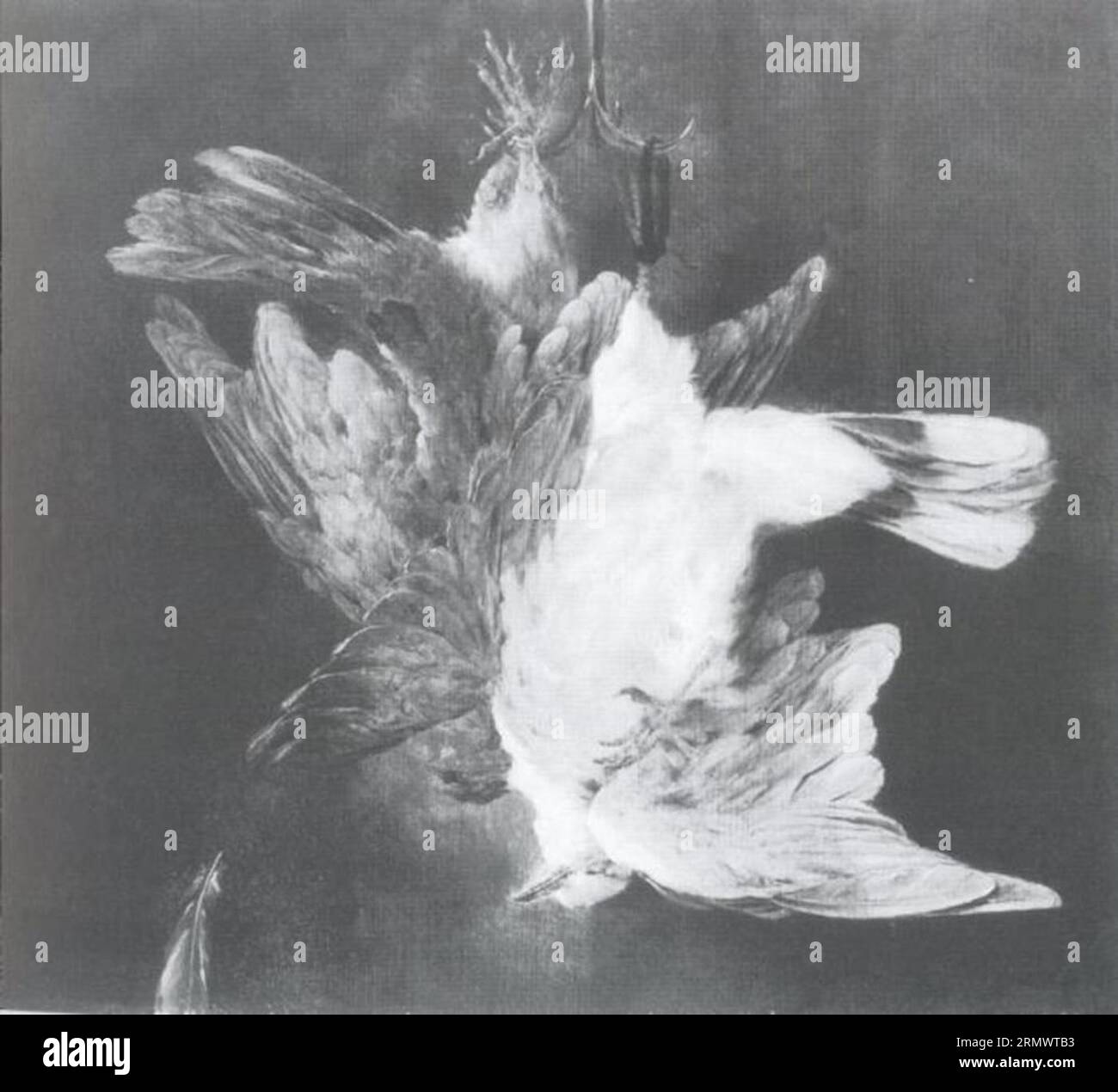 Still Life with Doves Hanging from an Iron Hook between 1625 and 1696 ...