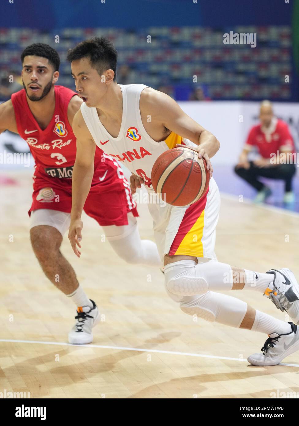 Manila, Philippines. 30th Aug, 2023. Zhao Jiwei of China competes ...