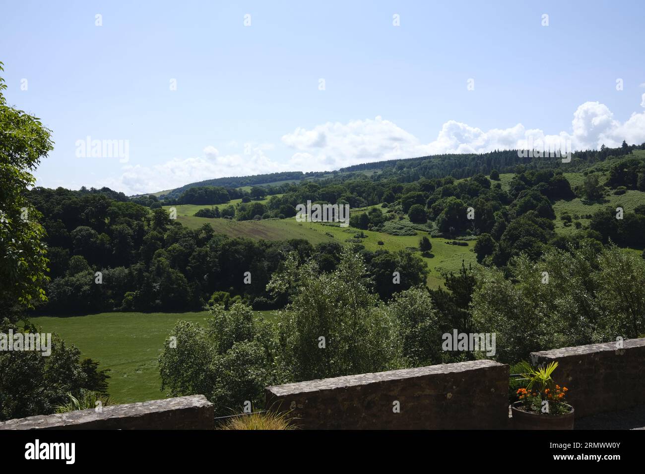 Dunster Castle Somerset a historic medieval country castle with ...