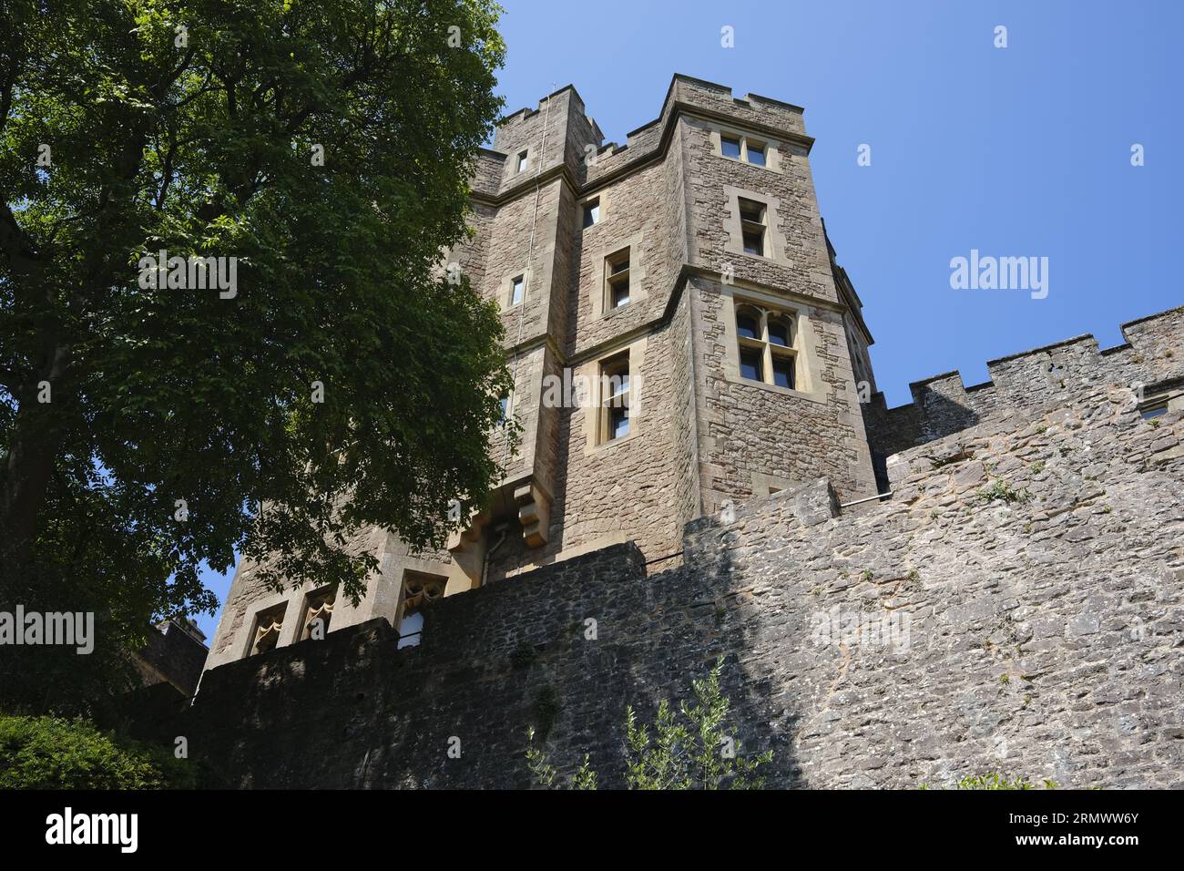 Dunster Castle Somerset a historic medieval country castle with ...