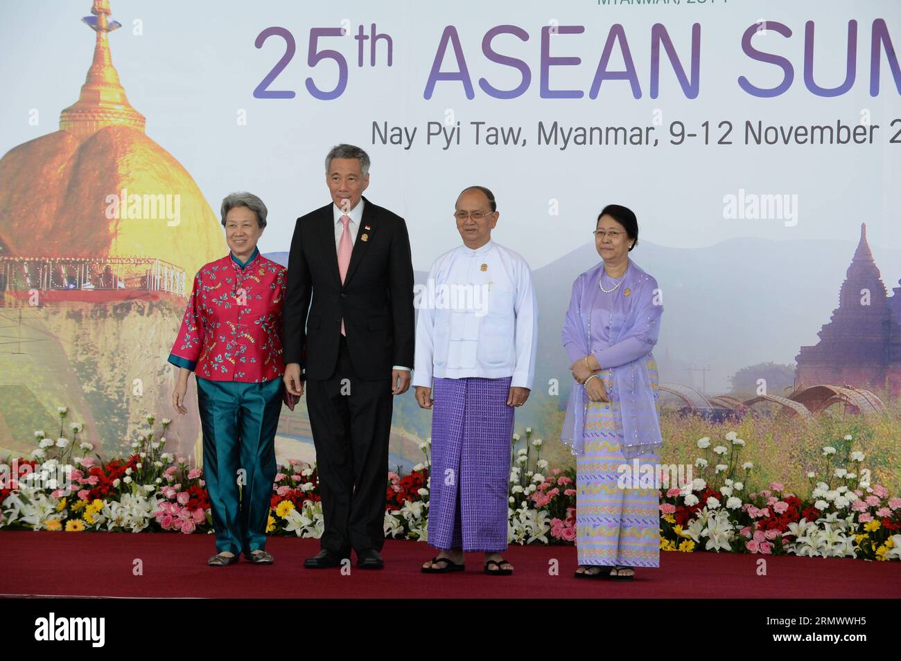 (141112) -- NAY PYI TAW, Nov. 12, 2014 -- Singapore s Prime Minister ...