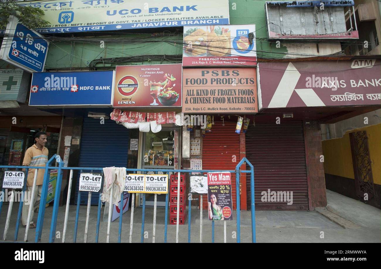 Indian bank strike hi-res stock photography and images - Alamy