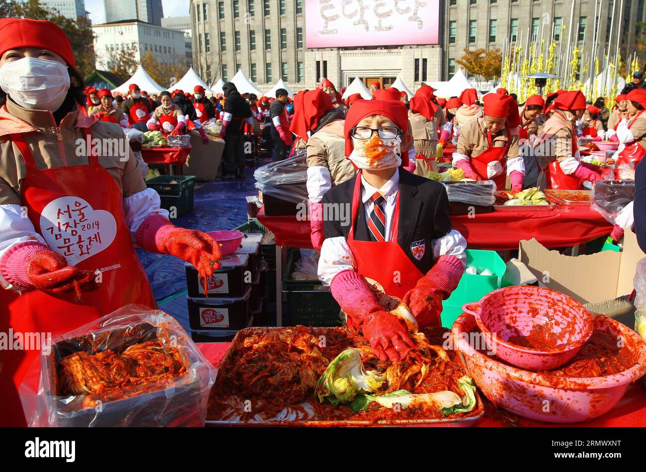 Korea seoul kimchi festival hi-res stock photography and images - Alamy