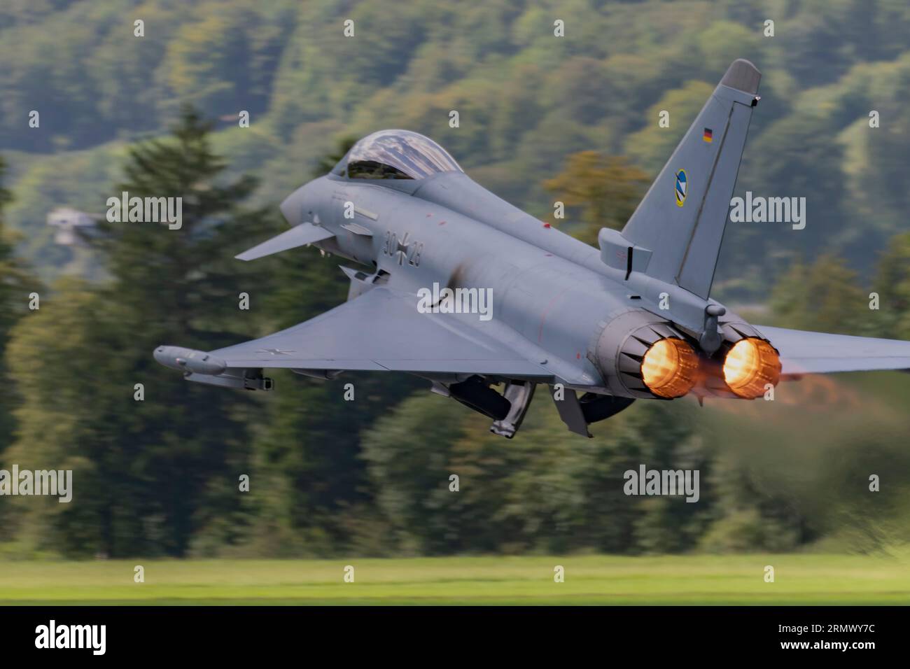 Eurofighter Typhoon at Zigairmeet Air Show 2023 in Mollis, Switzerland ...