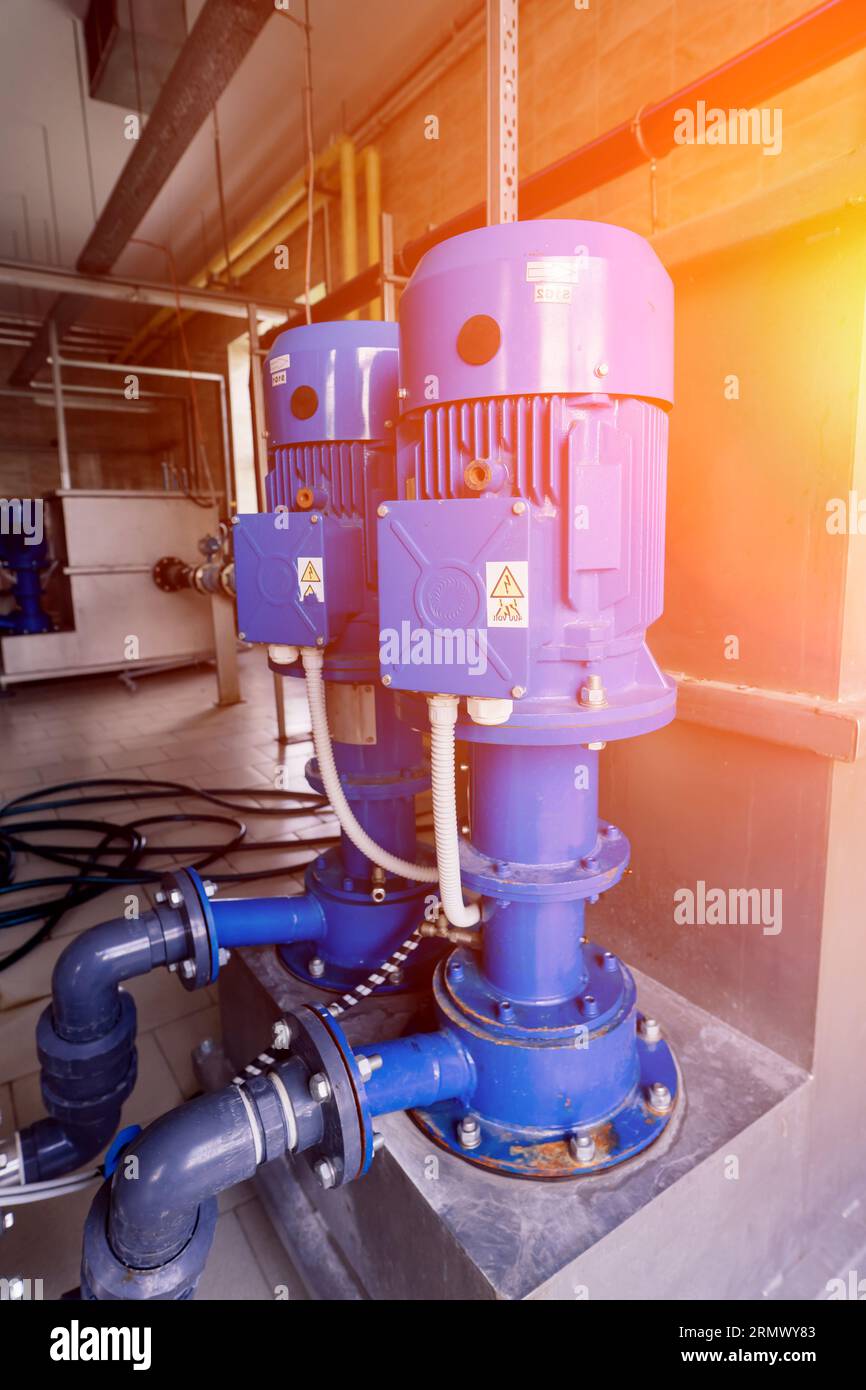 Boiler station, boiler room. Engine room, technical equipment Stock ...