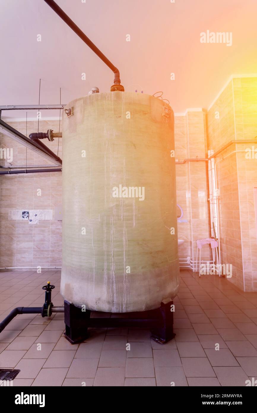 Boiler station, boiler room. Engine room, technical equipment Stock ...