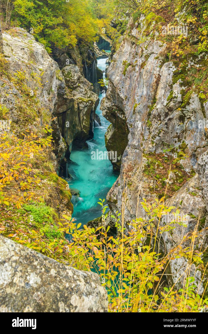Great Soca Gorge (Velika korita Soce), Triglavski national park ...
