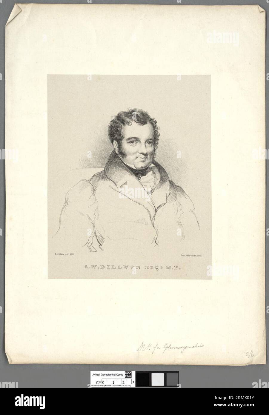 L. W. Dillwyn Esqr. M.P 1833 by Eden Upton Eddis Stock Photo - Alamy