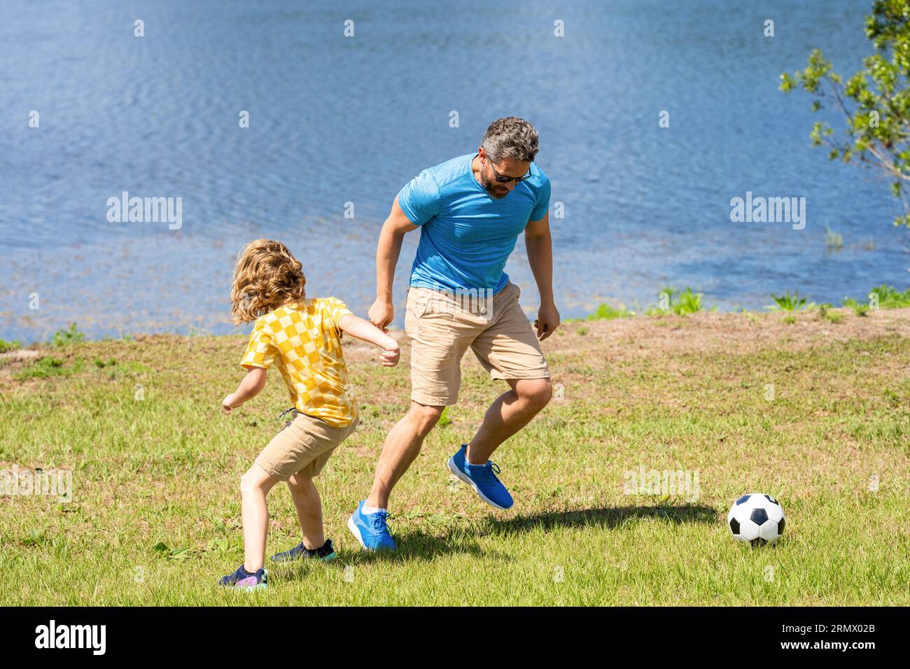 Football Dad And Son