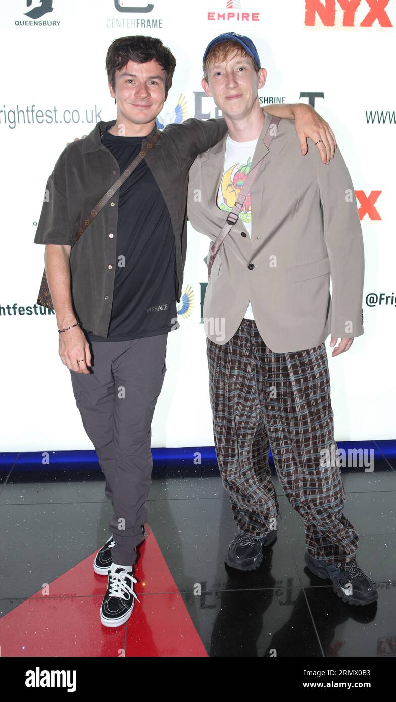 London, UK. Scott Chambers and Joe Stephenson at Doctor Jekyll ...