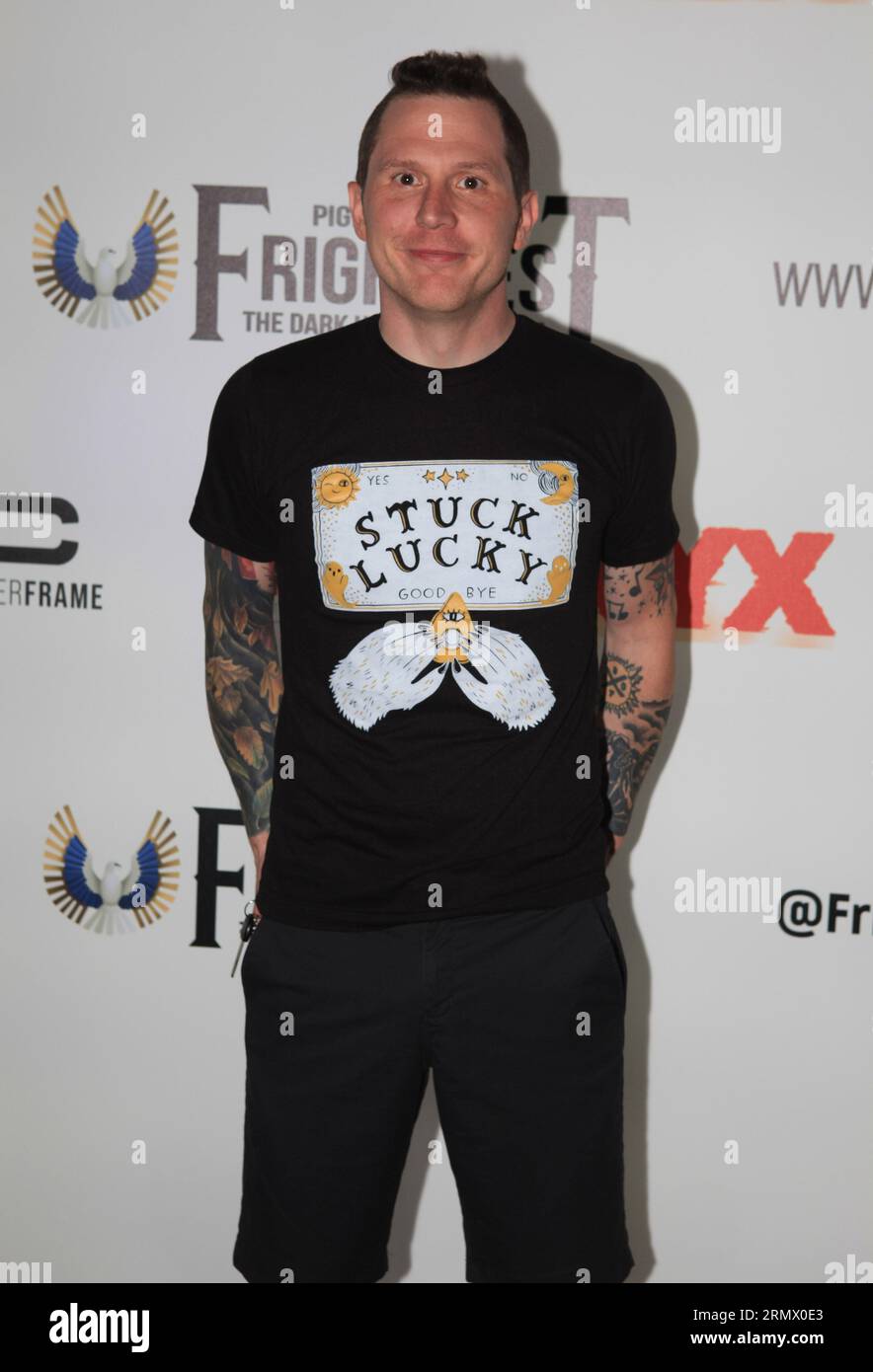 London, UK. John Pata at Black Mold photocall. FrightFest: The Dark Heart of Cinema. Cineworld ...