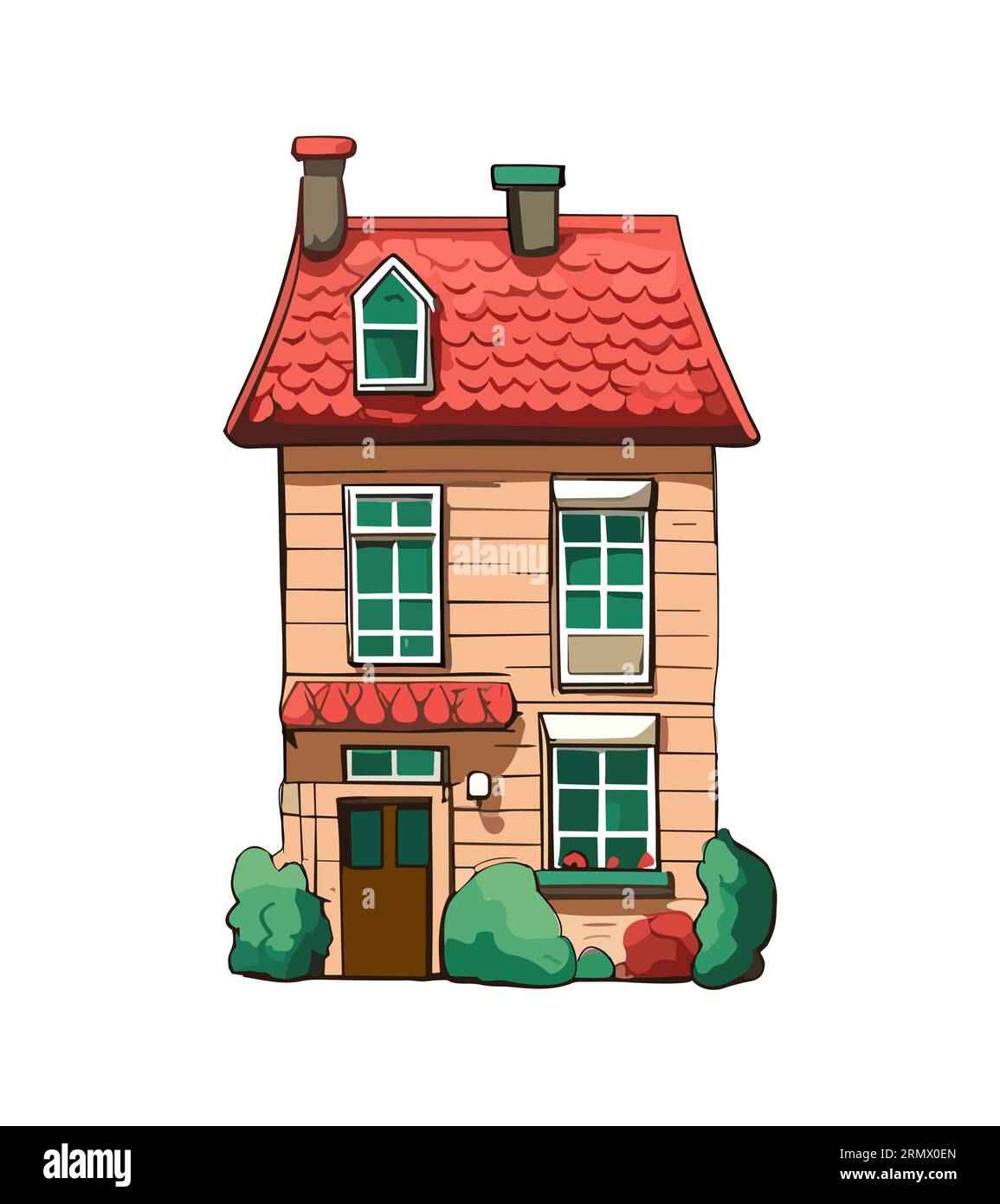 Little country cottage Cut Out Stock Images & Pictures - Alamy