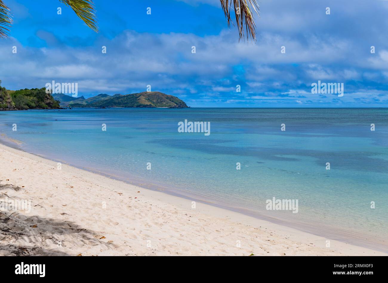 Beach on Mana Island, Mamanuca Islands, Fiji Stock Photo - Alamy