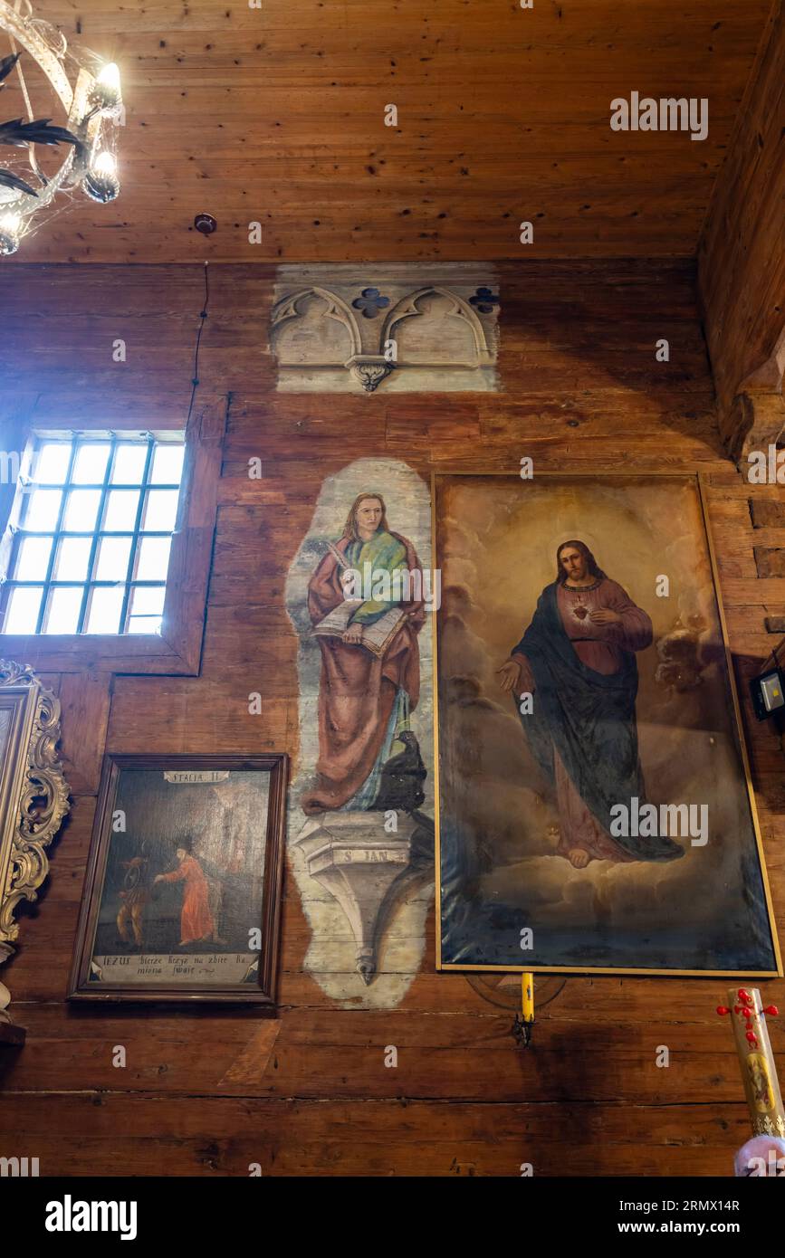 Saints Philip and James Church, Sekowa Stock Photo - Alamy
