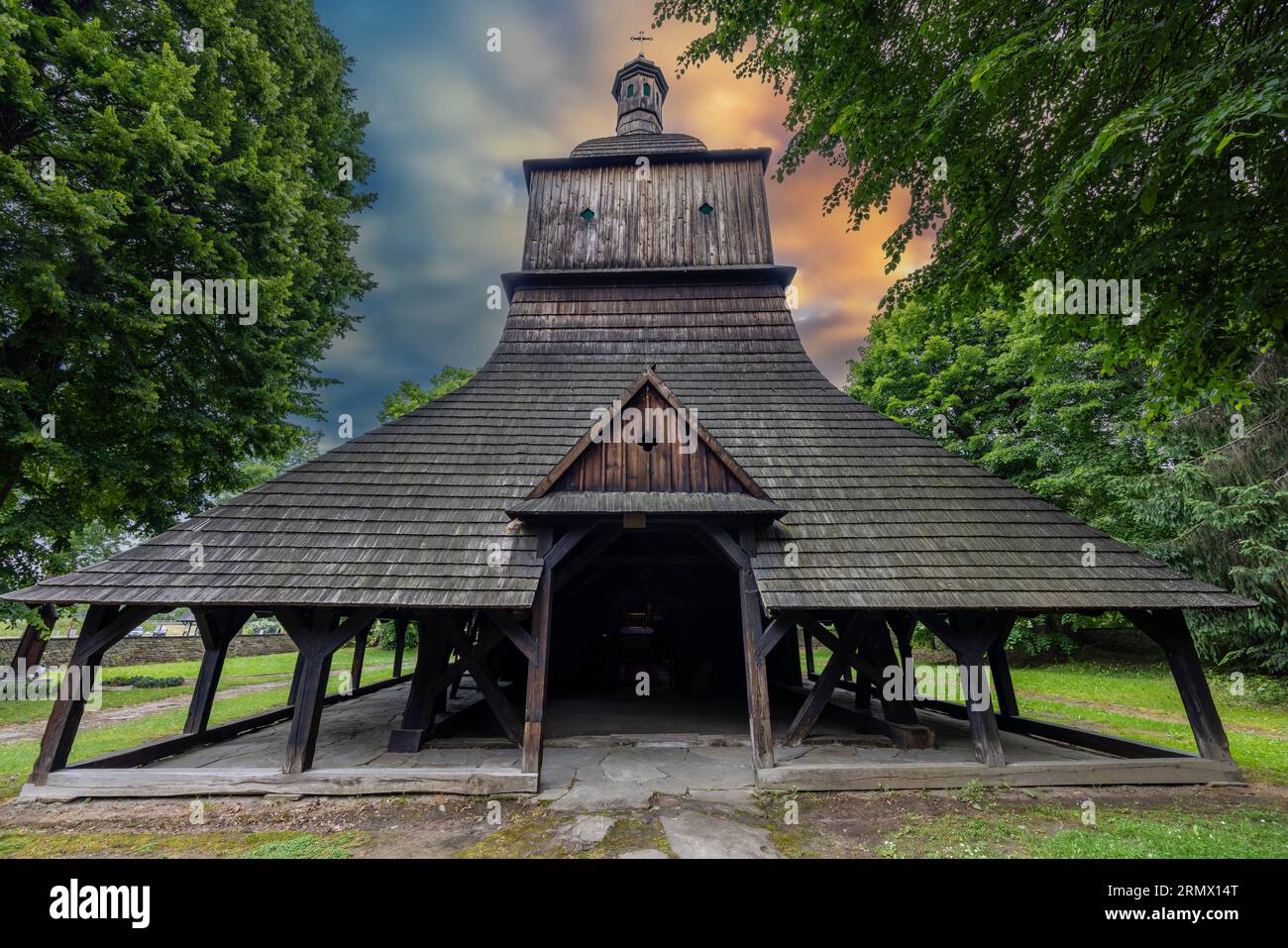 Saints Philip and James Church, Sekowa Stock Photo - Alamy