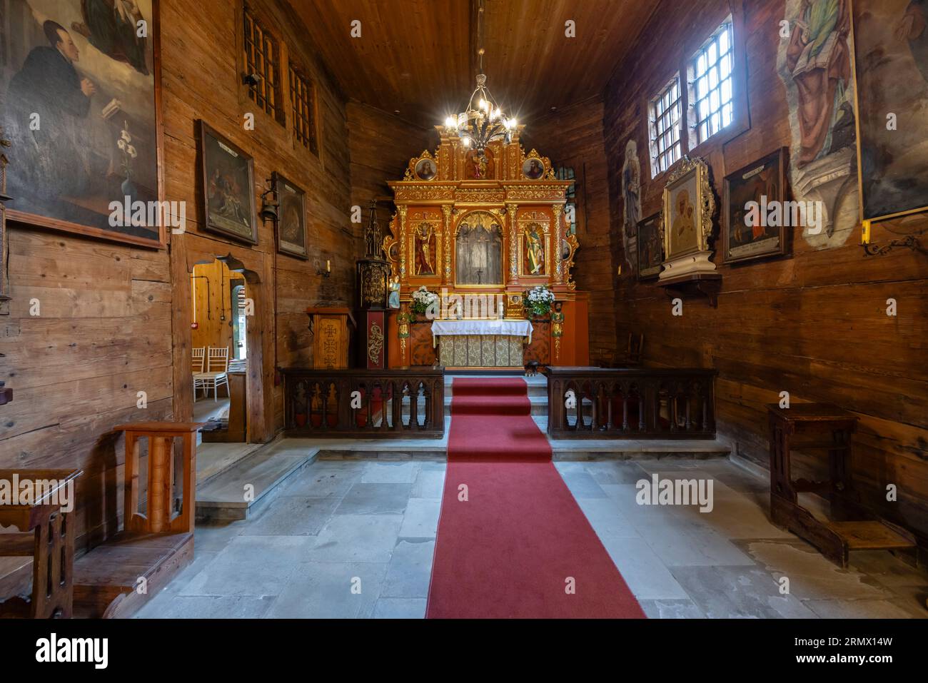 Saints Philip and James Church, Sekowa Stock Photo - Alamy