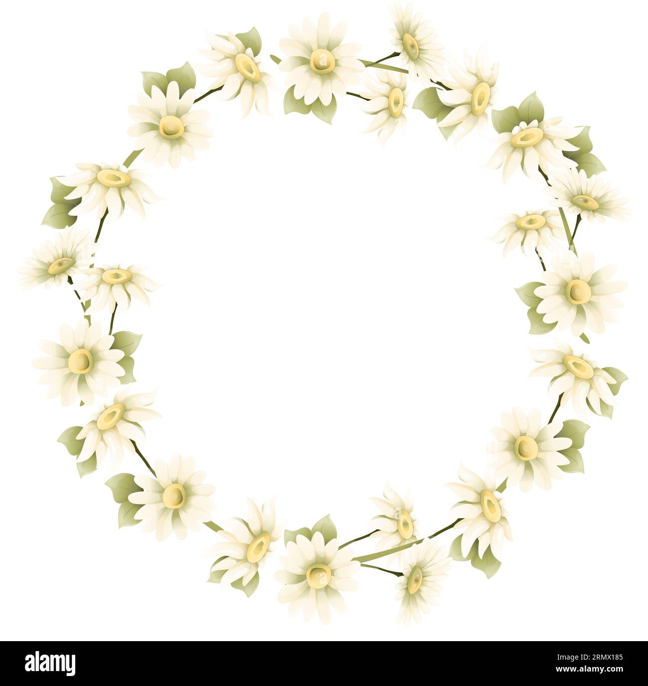 Dainty Flowers Border Clip Art