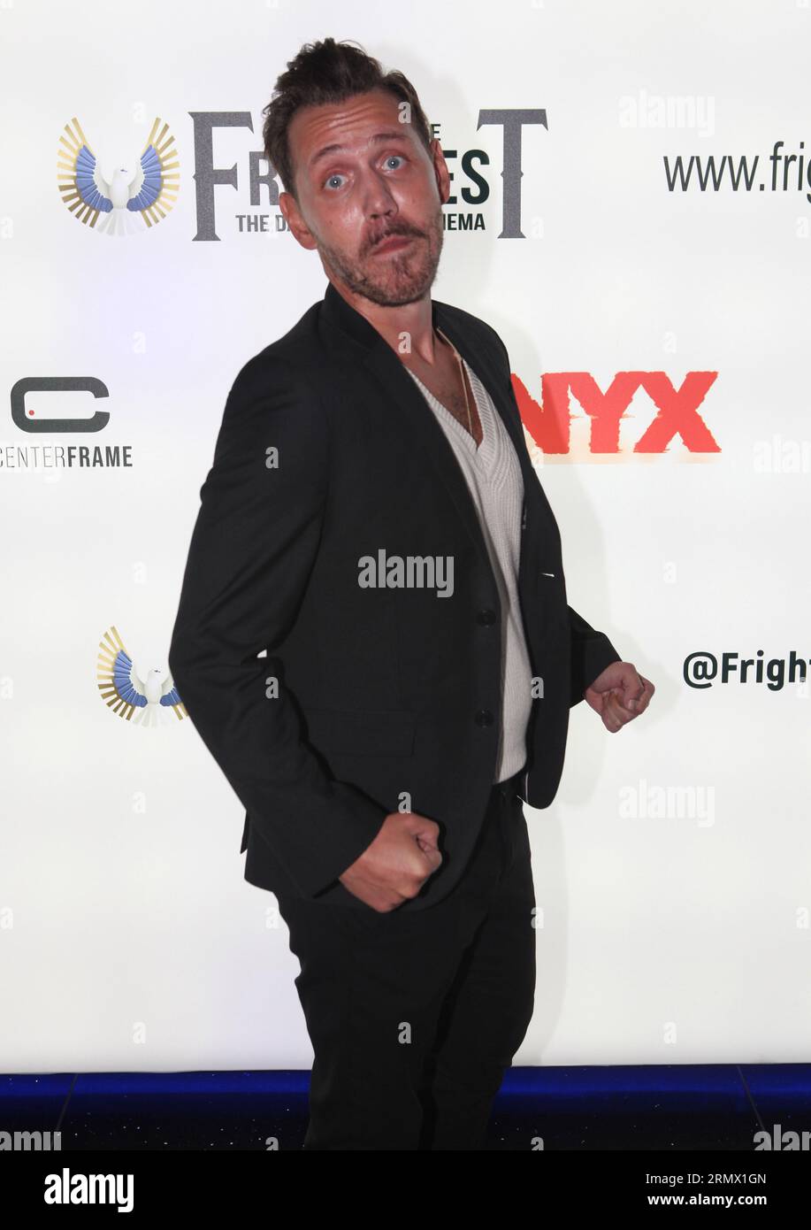 London, UK. Constantin Symsiris at the Minore photocall, FrightFest ...