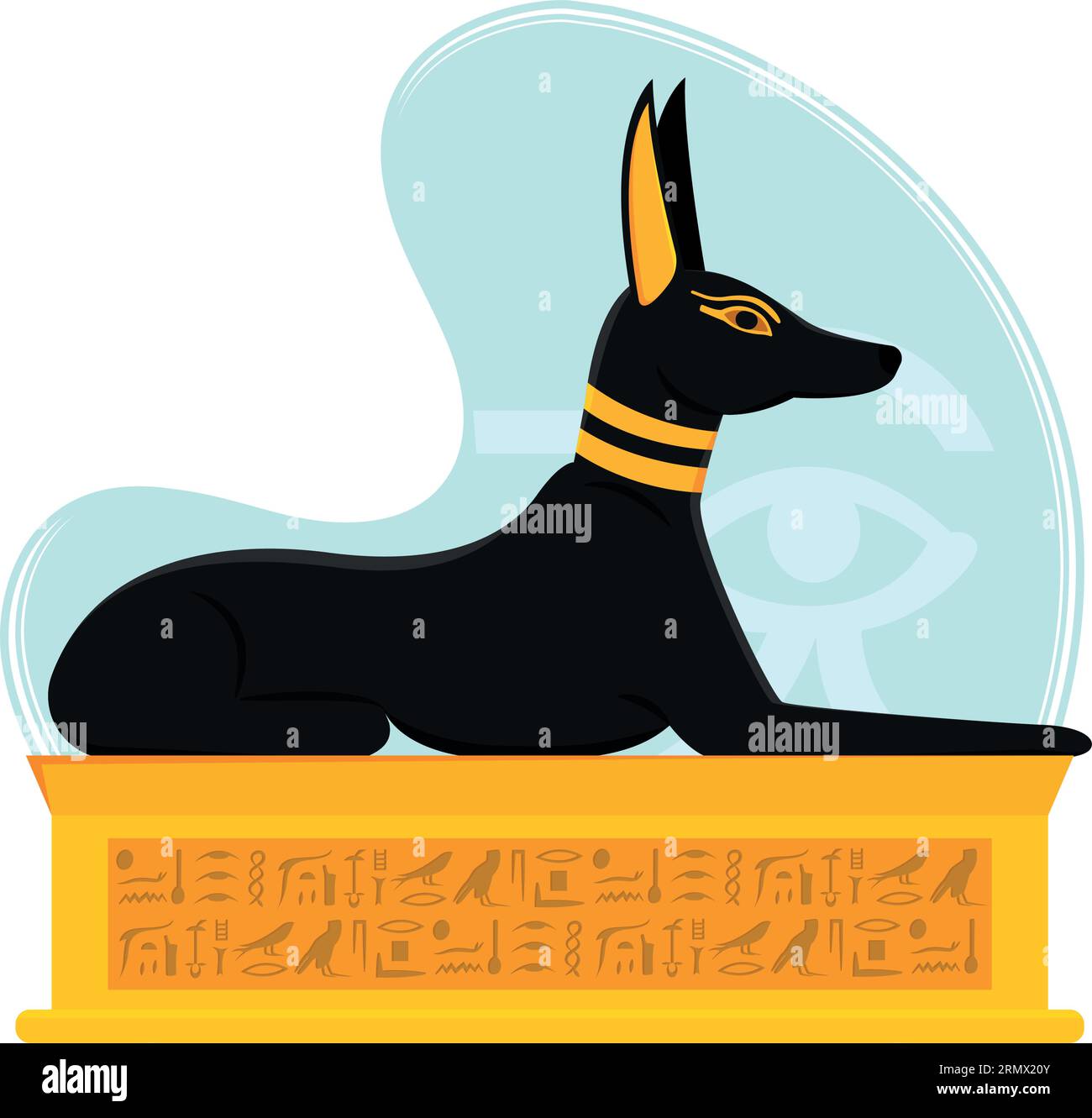 Isolated egyptian cat monument icon Egypt travel Vector Stock Vector ...