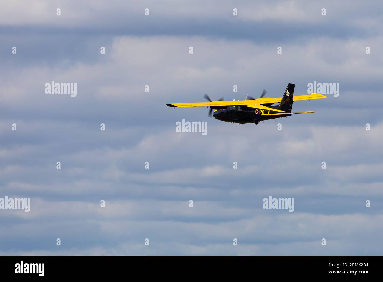 National Police Air Service Partenavia Vulcanair P68R aircraft. G POLX ...