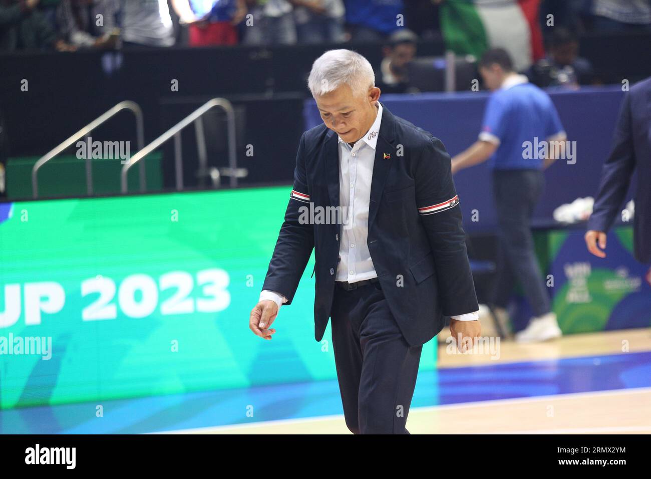 Quezon City, Philippines. 29th Aug, 2023. Coach Chot Reyes of the ...