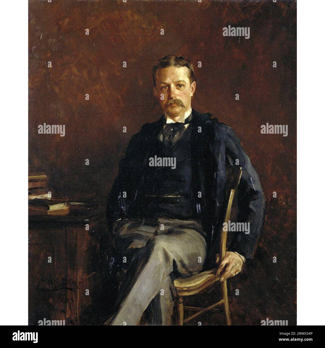 George Von Lengerke Meyer 1894 by Julian Russell Story Stock Photo - Alamy