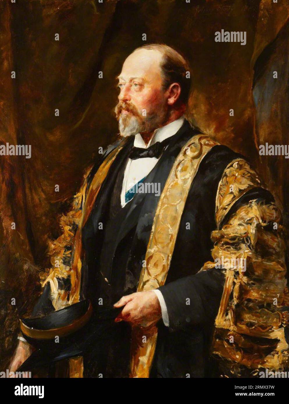 The Prince of Wales (later King Edward VII [1841–1910]) in the Robes of ...