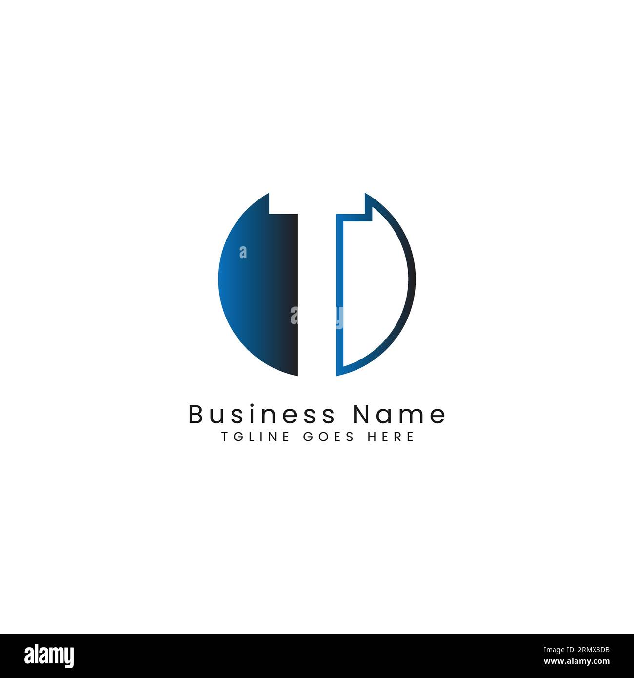 Letter T logo, Round shape symbol, Digital, Technology, Media, Cutout ...