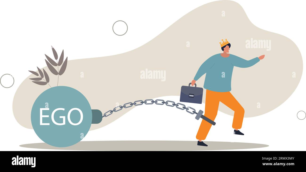 Ego burden, too much confident boss, narcissism and self involvement ...