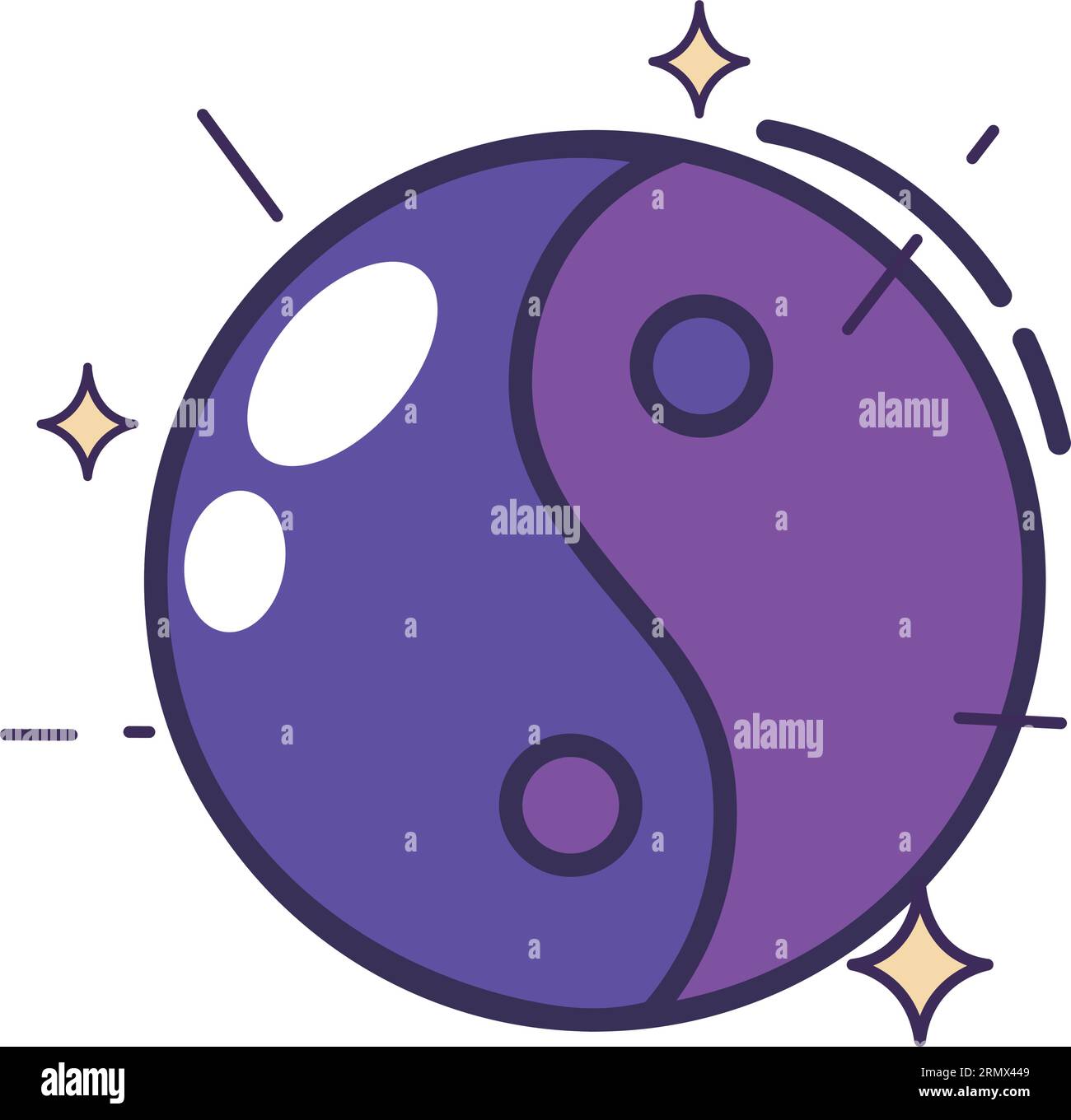 Isolated colored yin yan symbol Vector Stock Vector Image & Art - Alamy