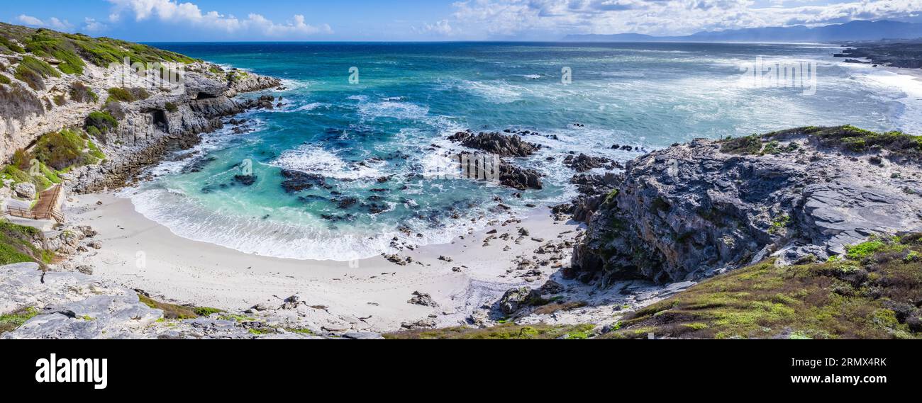 Aerial view of Walker Bay Nature Reserve in the south-western Cape ...