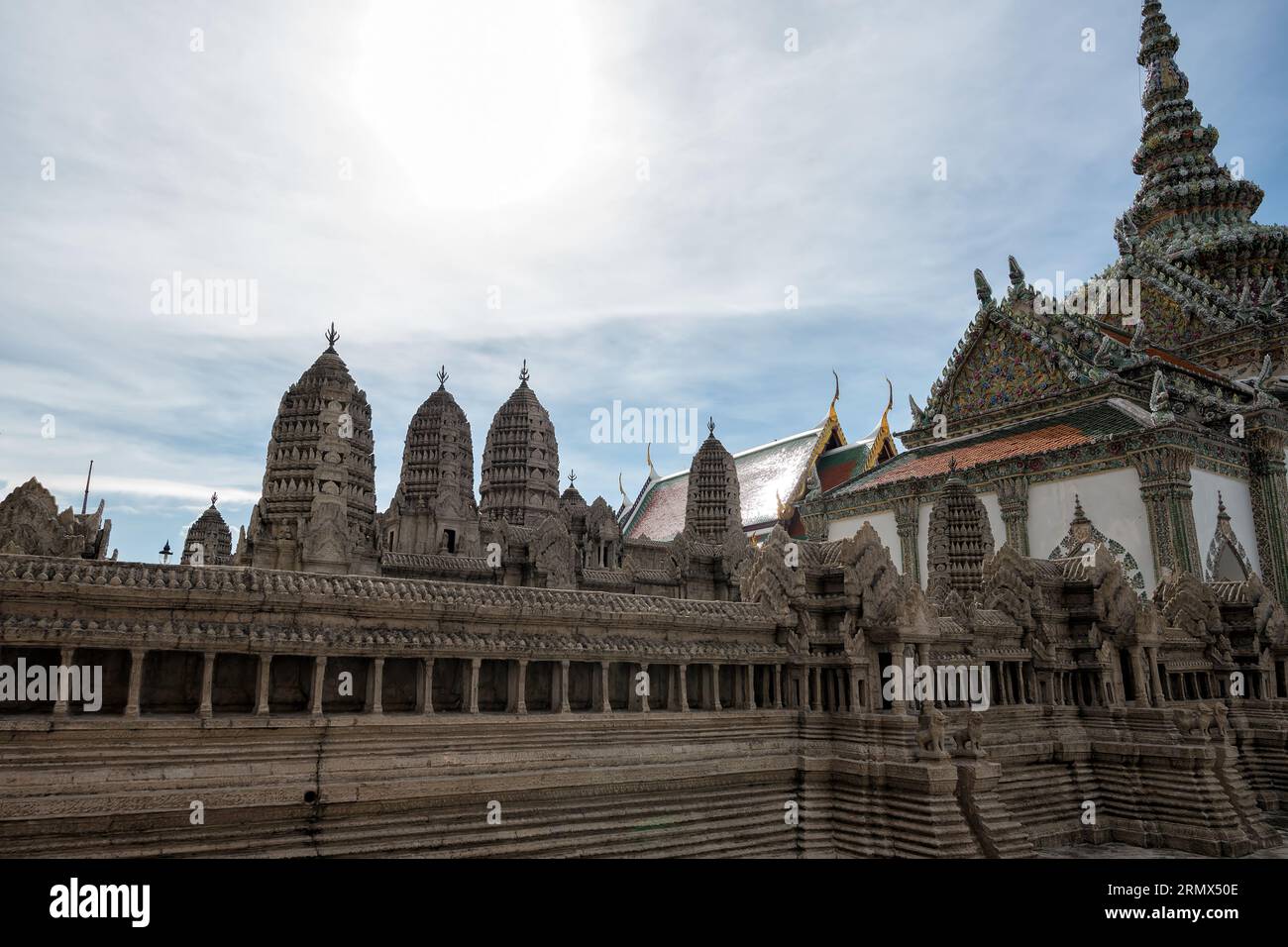 The Model of Angkor Wat in The Grand Palace, Bangkok, Thailand - The ...