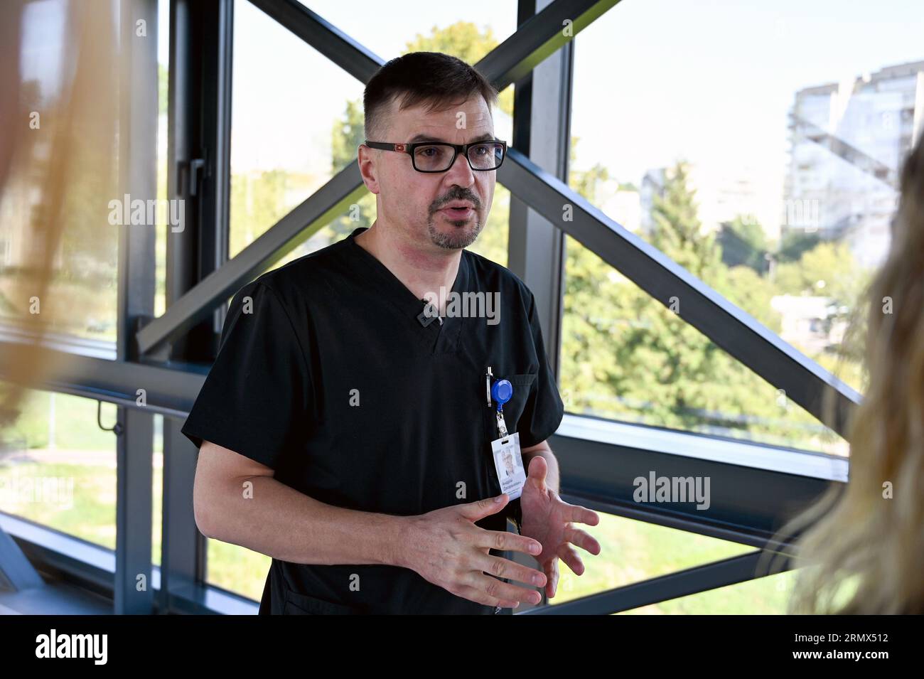 Non Exclusive: LVIV, UKRAINE - AUGUST 29, 2023 - Head of the Surgery ...