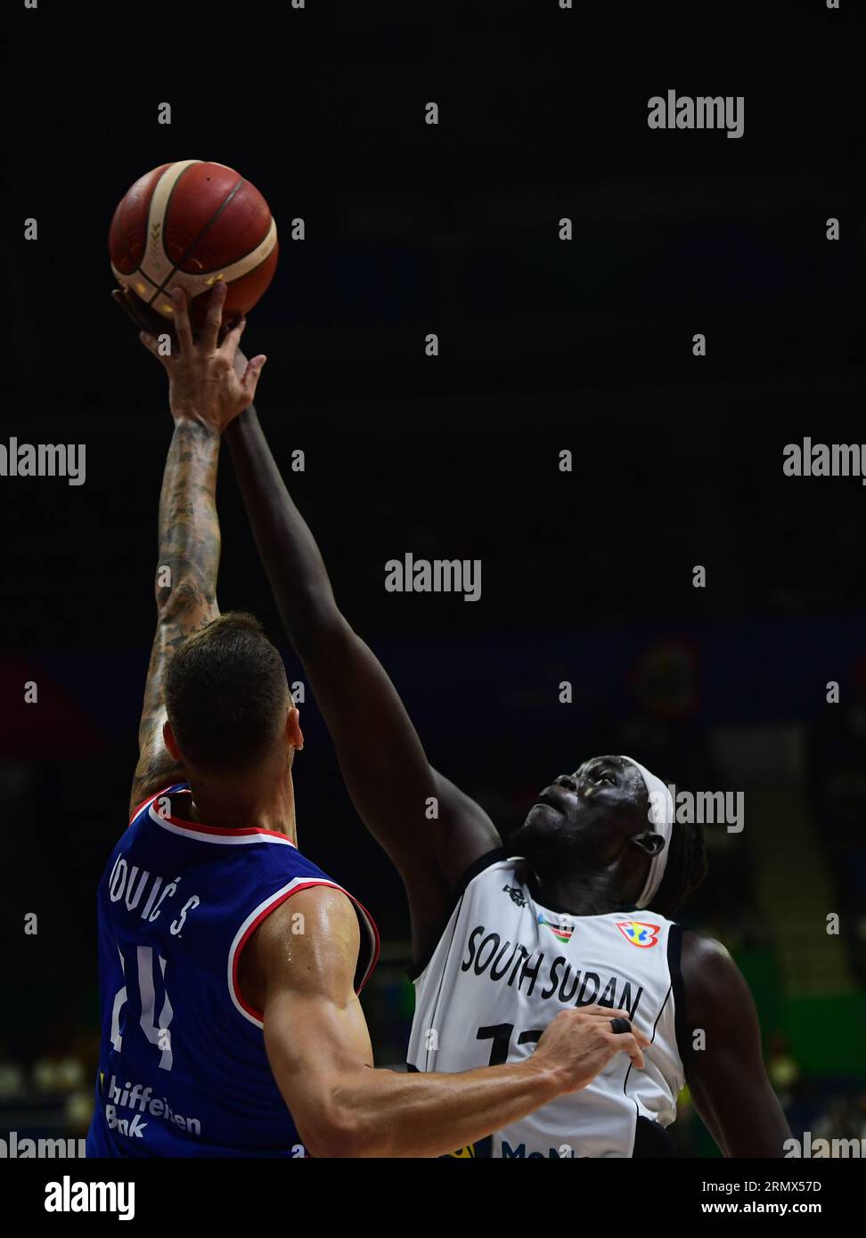 Quezon City, Philippines. 30th Aug, 2023. Stefan Jovic (L) of Serbia ...