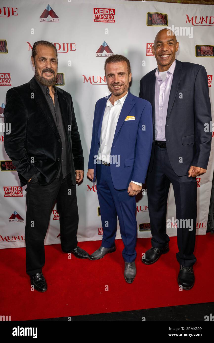 Los Angeles, USA. 29th Aug, 2023. Actor/ Producer Gino Salvano ...