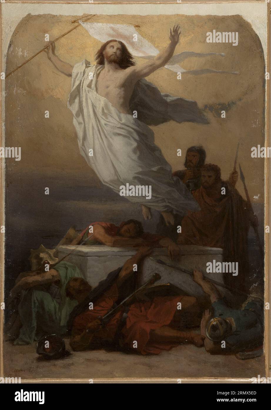 Esquisse pour l'église Saint-Eustache : La Résurrection du Christ ...