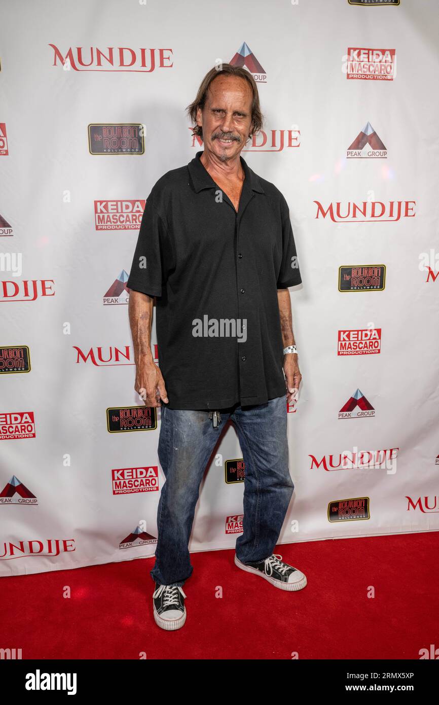 Los Angeles, USA. 29th Aug, 2023. Artist Craig Cowan attends Mundije ...