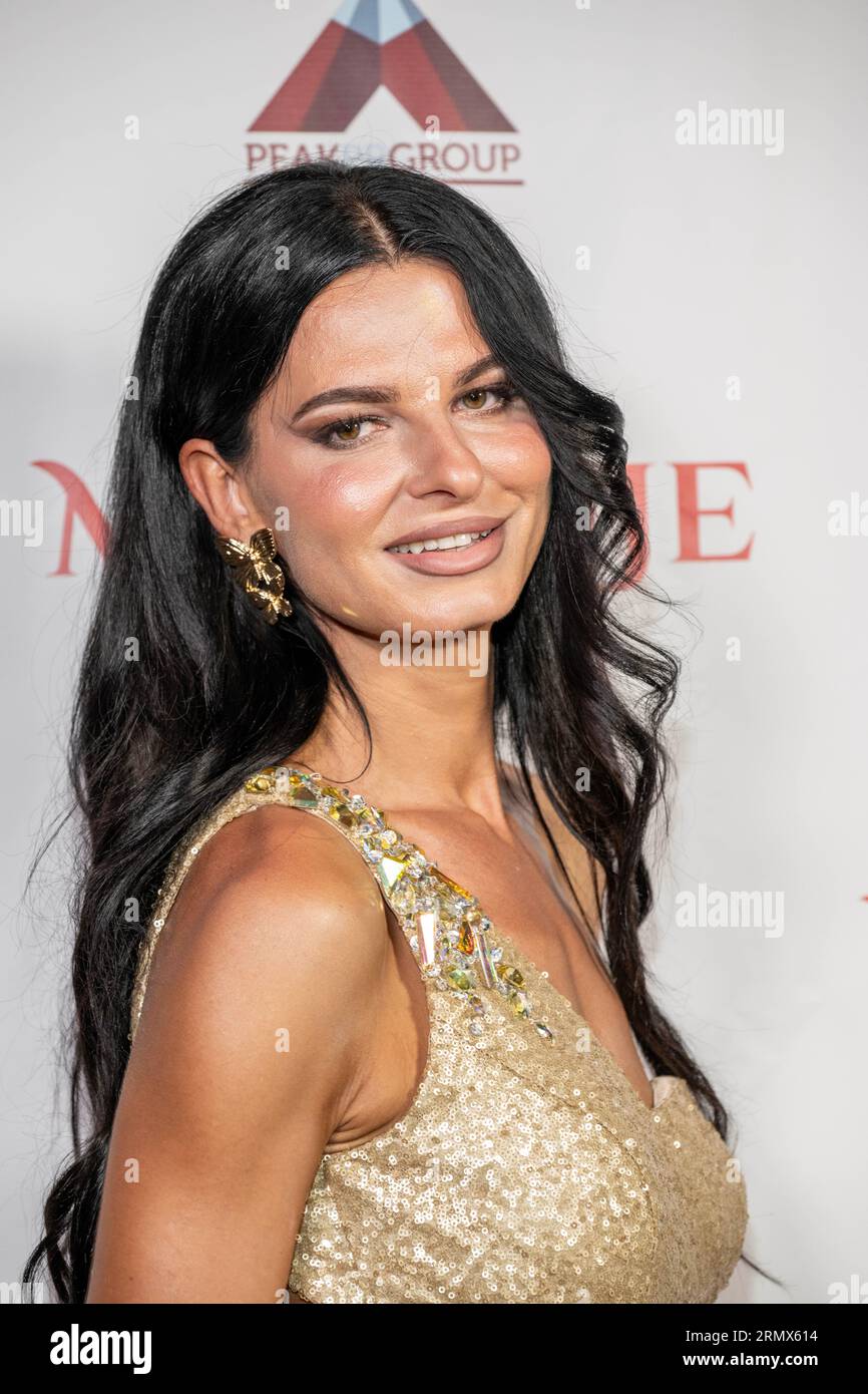Los Angeles, USA. 29th Aug, 2023. Model Alma Gashi attends Mundije ...