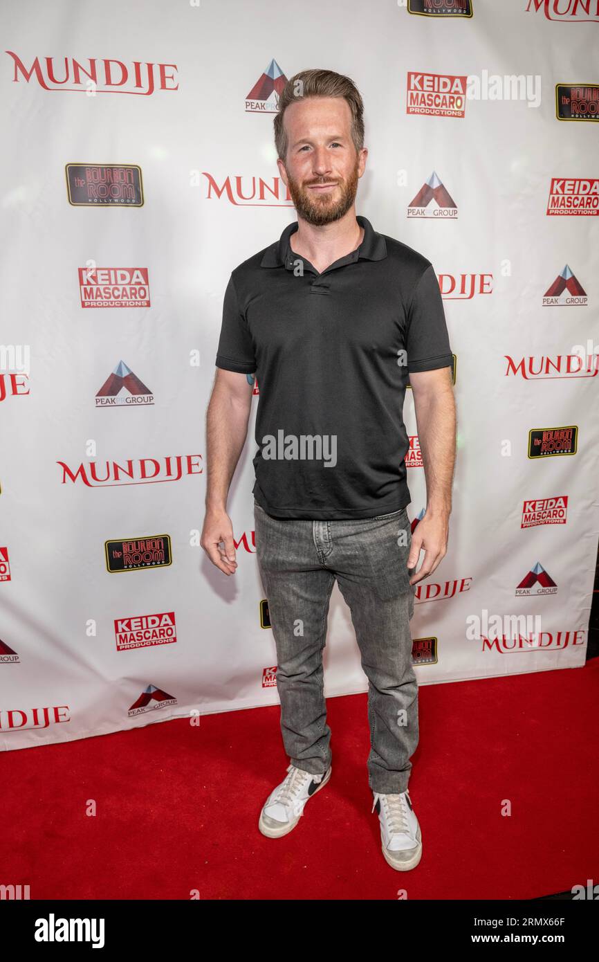 Los Angeles, USA. 29th Aug, 2023. Actor Jake Powers attends Mundije ...