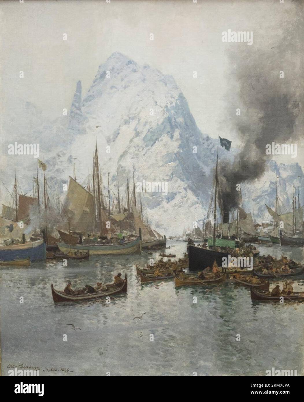 Svolvær 1886 by Otto Sinding Stock Photo - Alamy