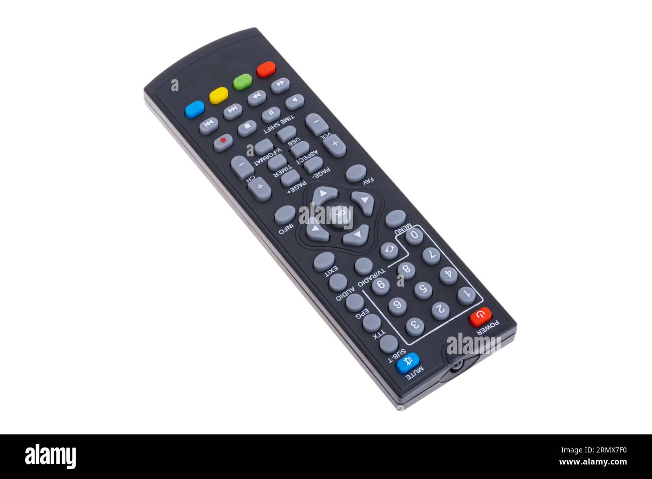 tv remote isolated on white background Stock Photo - Alamy