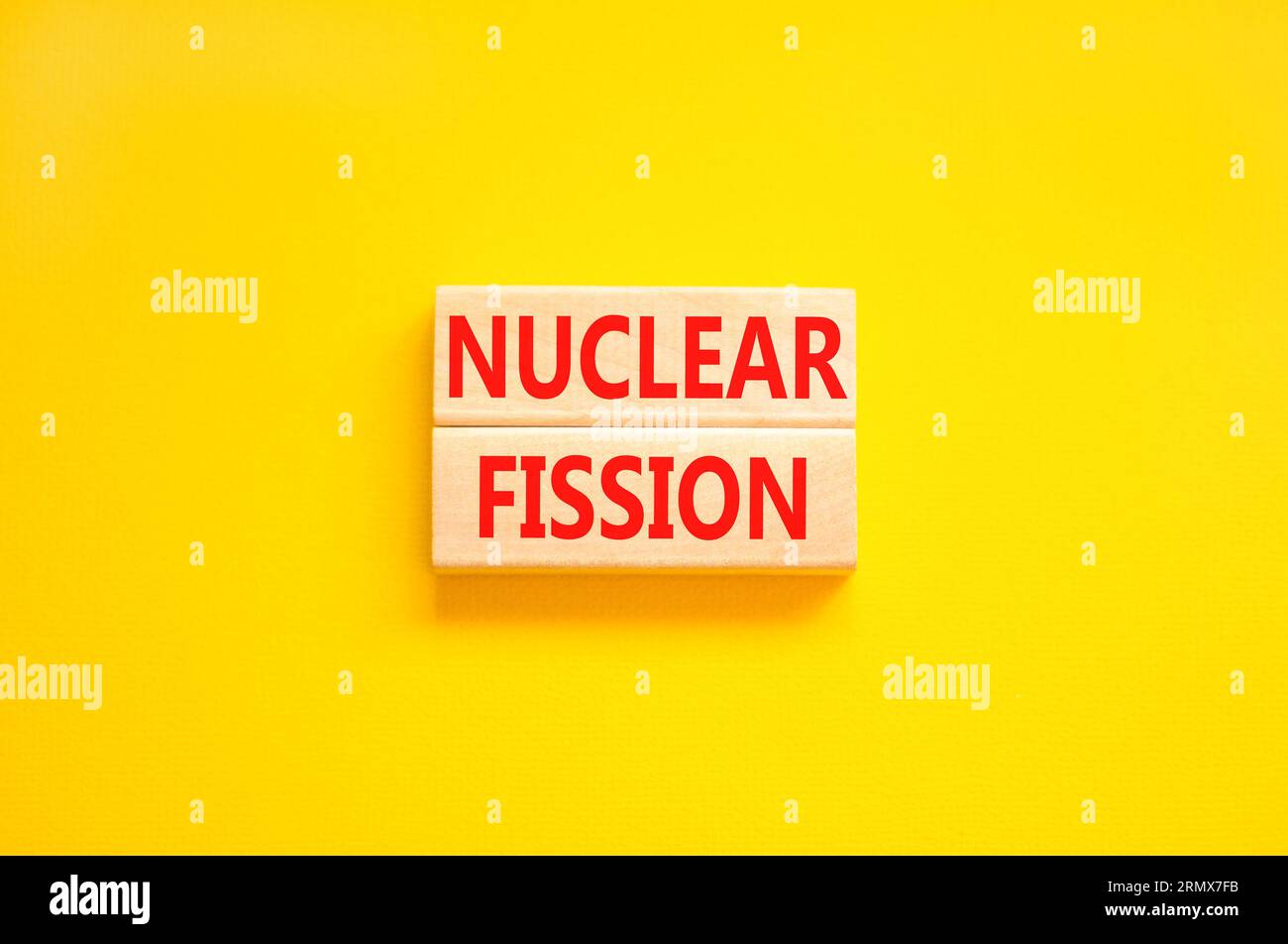Nuclear fission symbol. Concept words Nuclear fission on beautiful ...